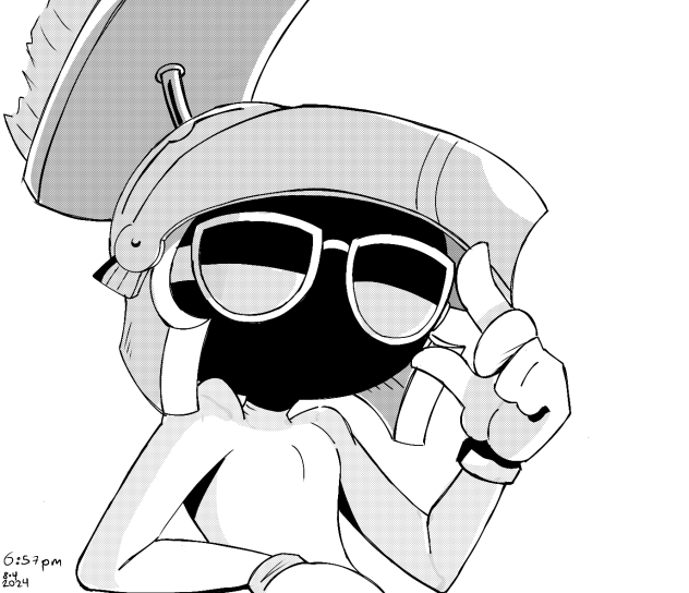 Marvin en el Eclipse - ibisPaint