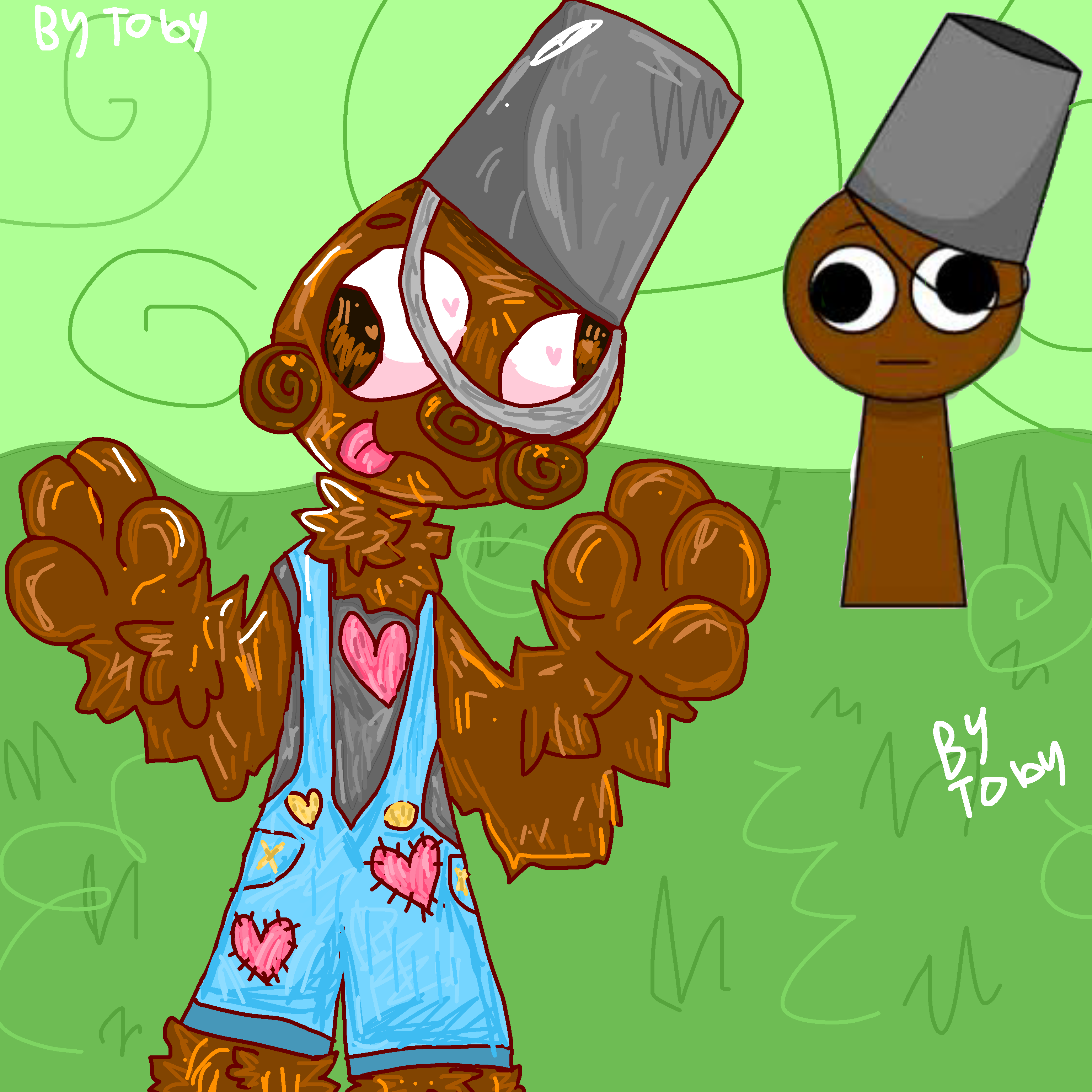 I drew brud from sprunki - ibisPaint