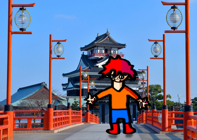 Kiyoshi at a Japanese Castle - ibisPaint