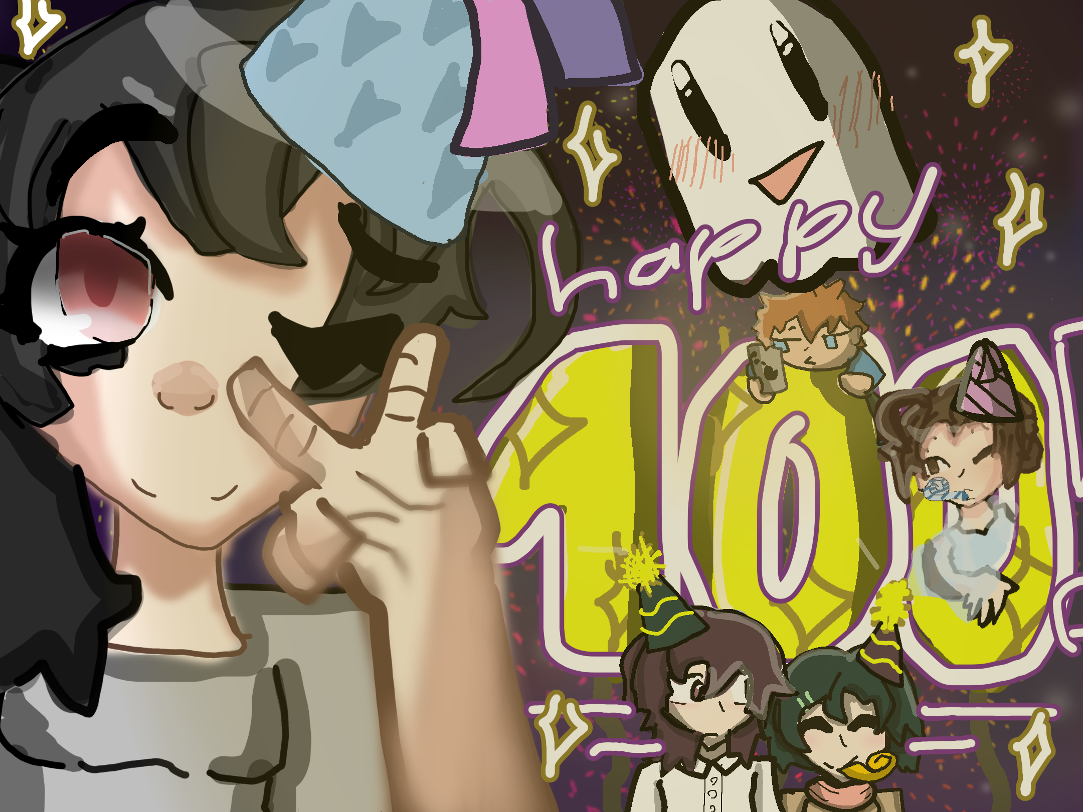 CONGRATS ON 100 SUBS - ibisPaint