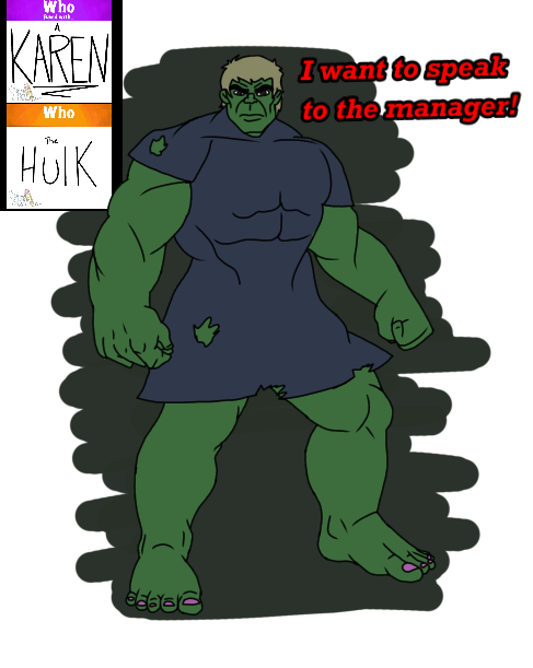 Karen with the hulk…. - ibisPaint