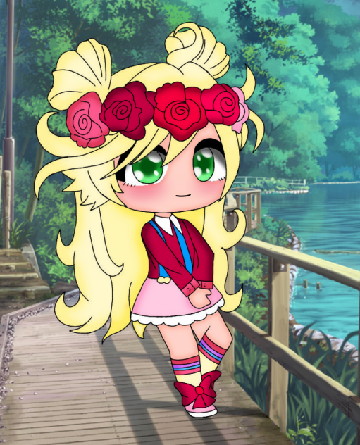 Painting a Gacha avatar 3 - ibisPaint