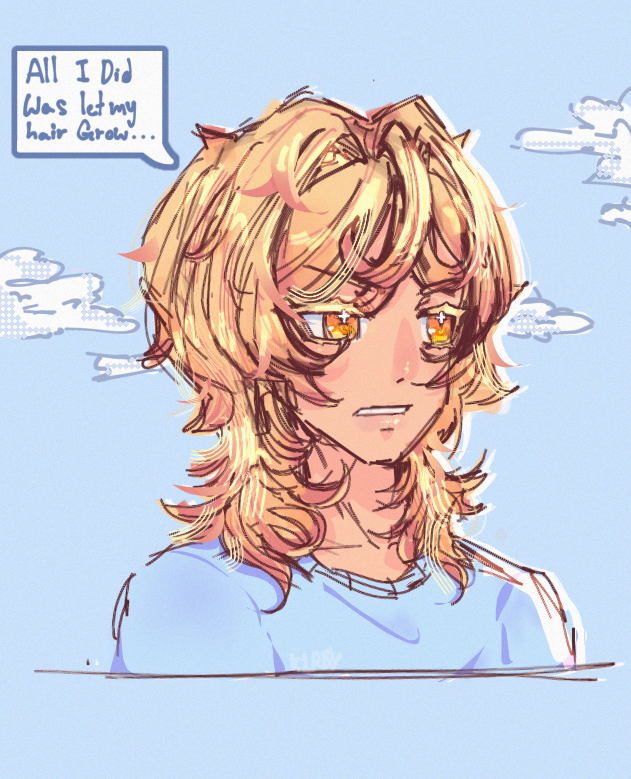 Tsukasa if he 𝓵𝓮𝓽 𝓱𝓲𝓼 𝓱𝓪𝓲𝓻 𝓰𝓻𝓸𝔀 - ibisPaint