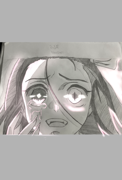 Nezuko Kamado Glow Art - ibisPaint