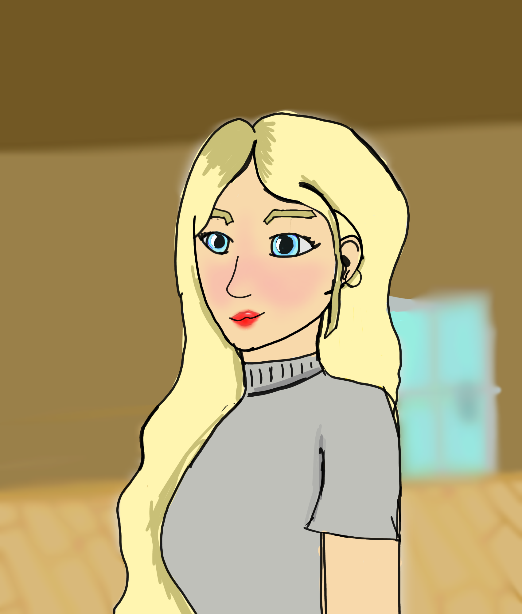 blonde buety - ibisPaint