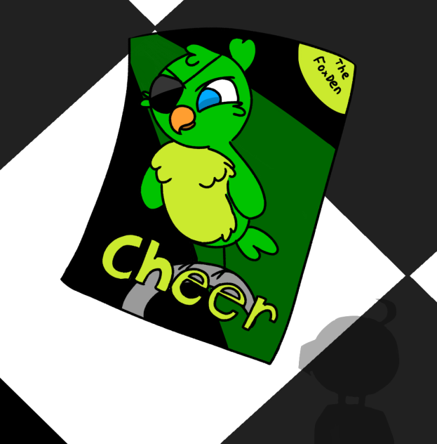 Patchy the parrot from The Fox Den FNAF - ibisPaint