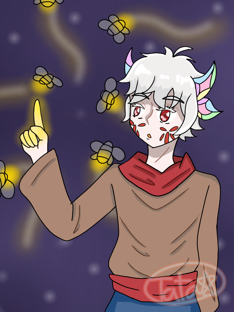 Diamond and fire fly - ibisPaint