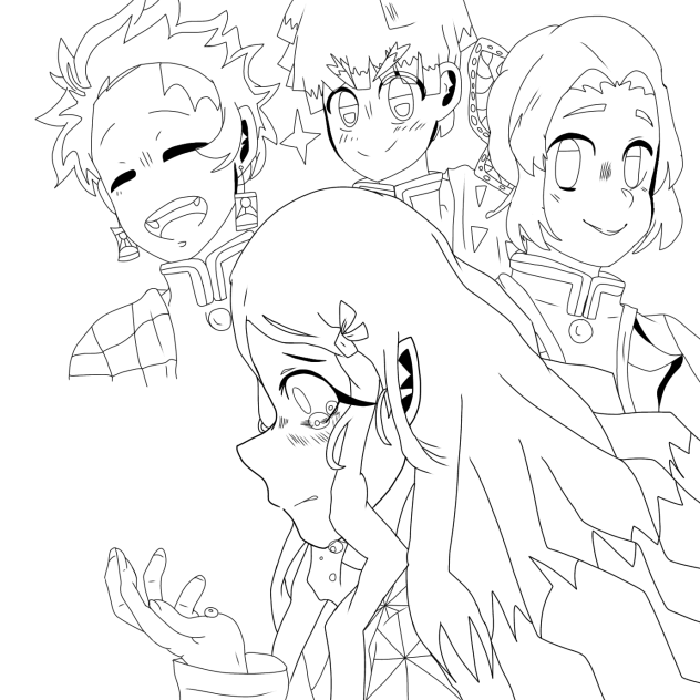 Memories, Line Art - ibisPaint