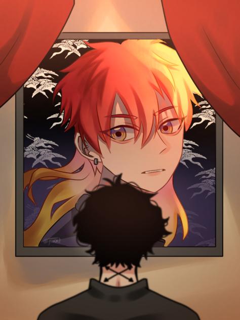 ‘he’s like a blazing inferno.’ - ibisPaint