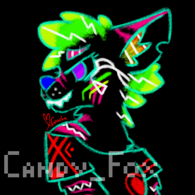 ℕ𝕖𝕠𝕟 𝔽𝕦𝕣𝕣𝕪🖤💚 - ibisPaint