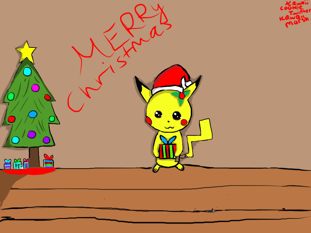 Merry Christmas (pikachu) - ibisPaint