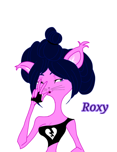 Roxy (my first actually good beast girl) - ibisPaint