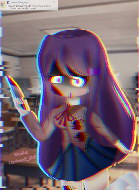 Yuri glitched version - ibisPaint