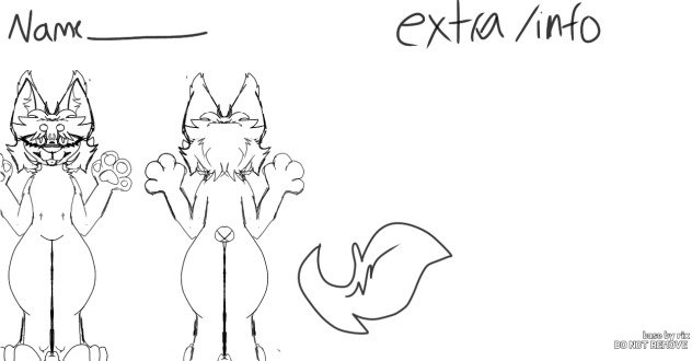 f2u female coyote base - ibisPaint