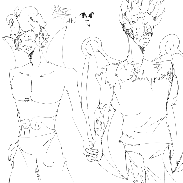 some ocs wip - ibisPaint