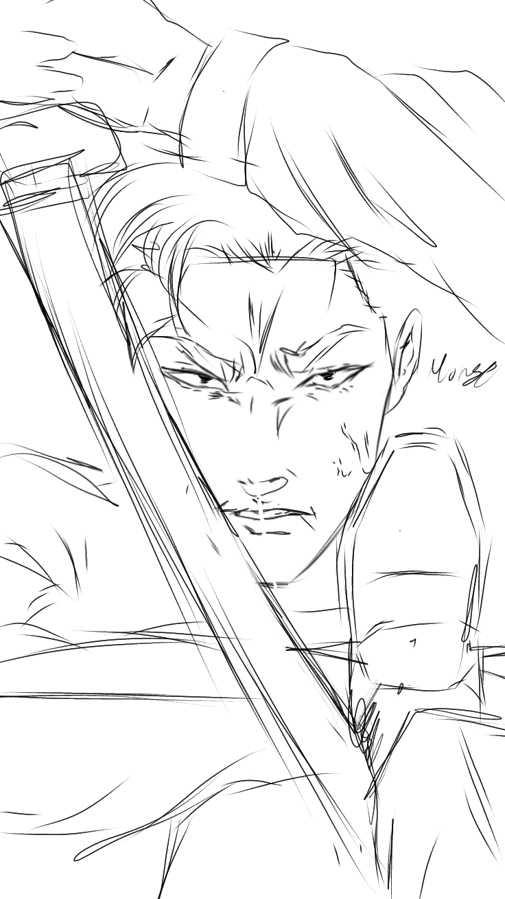 Lookism sketch (lazy lazy) - ibisPaint