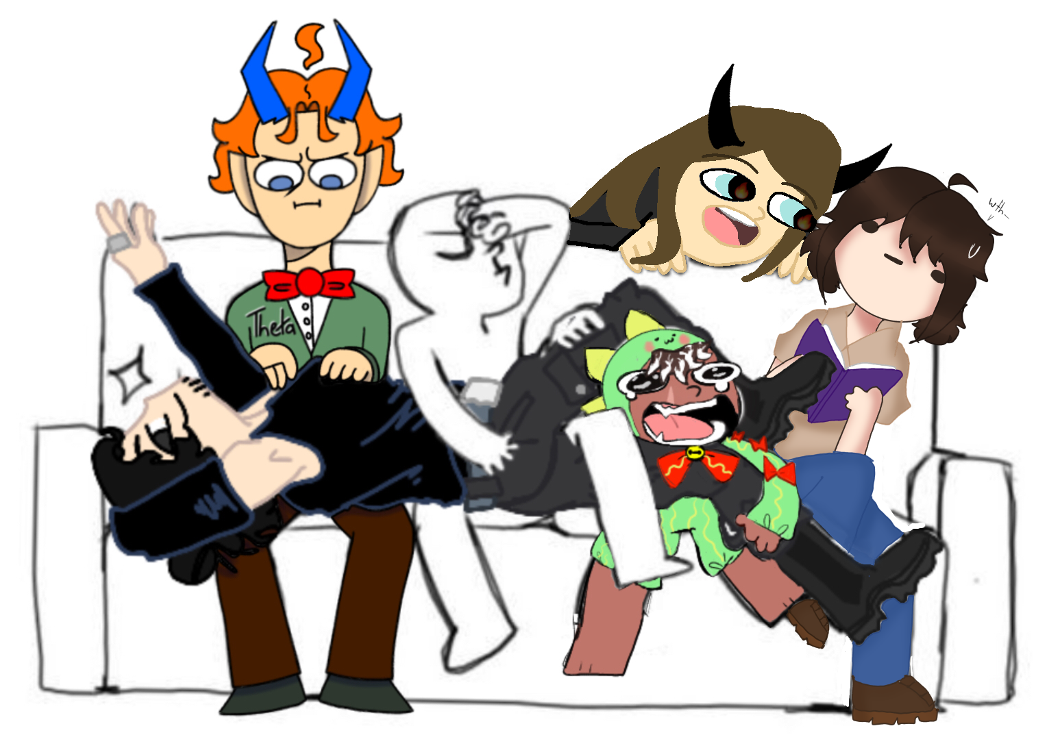 Couch Potato Collab - ibisPaint