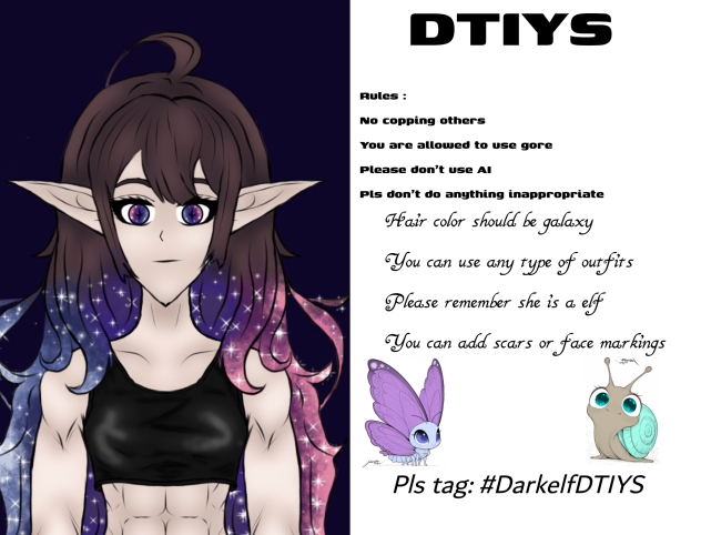 Dark-Elf DTIYS - ibisPaint