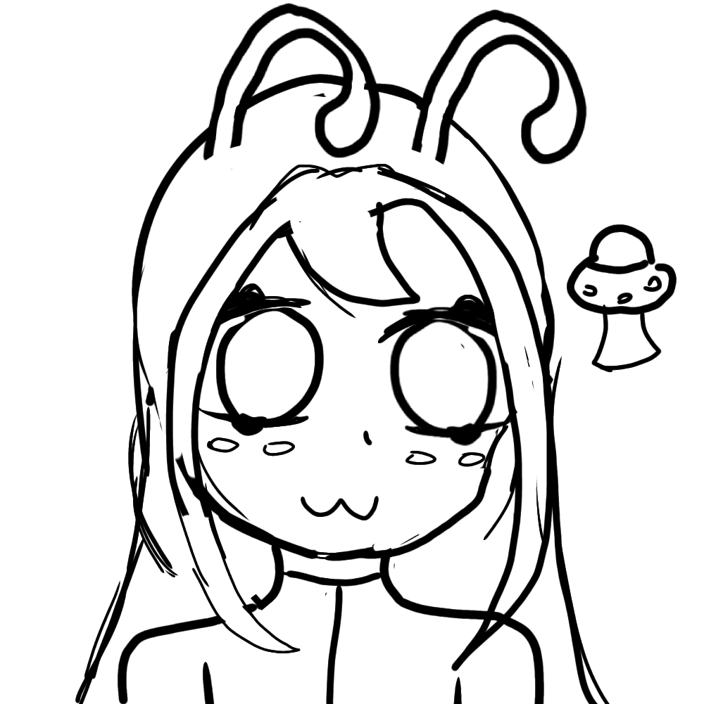 Cute Alien girl - ibisPaint