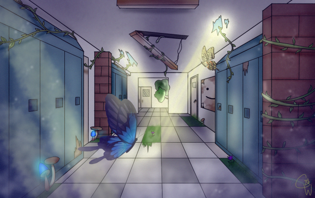 hallway - ibisPaint
