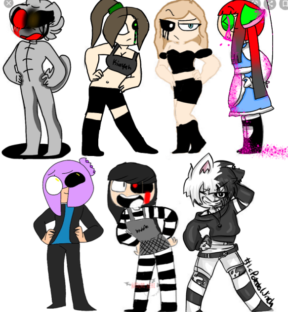 Half corrupted collab - ibisPaint