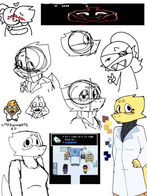 Alphys sketches yay - ibisPaint