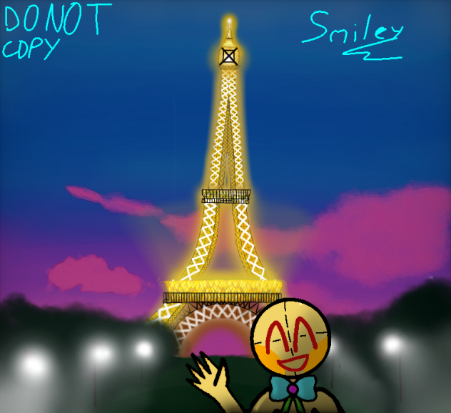 Smiley in Paris - ibisPaint