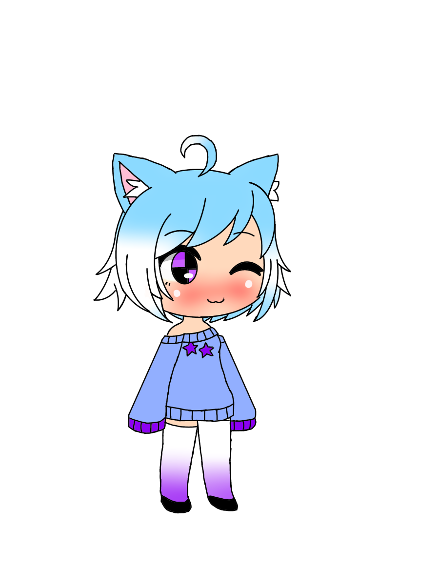 Gachaverse style and my character fromit - ibisPaint