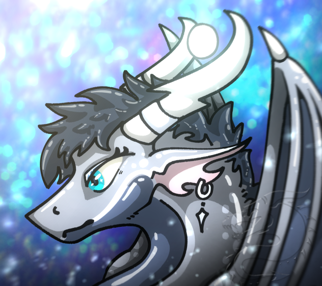 Random Silver Dragon - ibisPaint