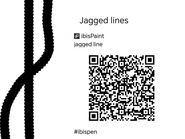 jagged line - ibisPaint