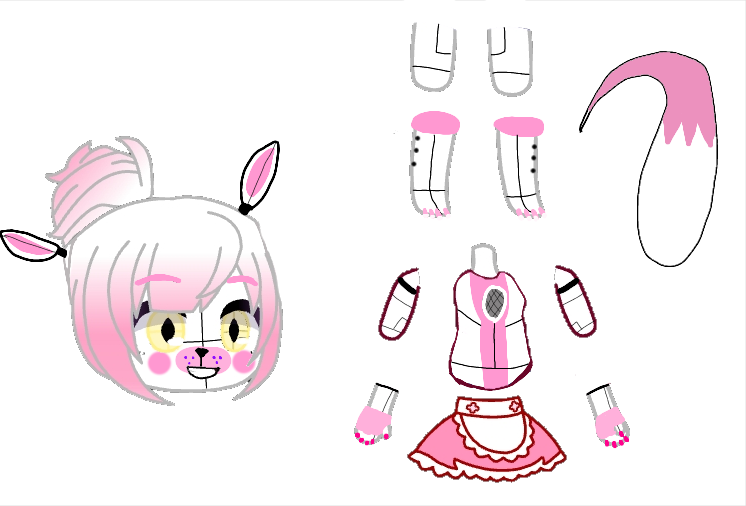 Funtime Foxy Base - ibisPaint