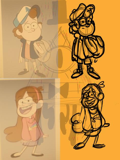 Gravity Falls First Ever Breakdown - ibisPaint