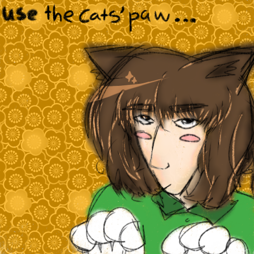 use the cats paw.. - ibisPaint