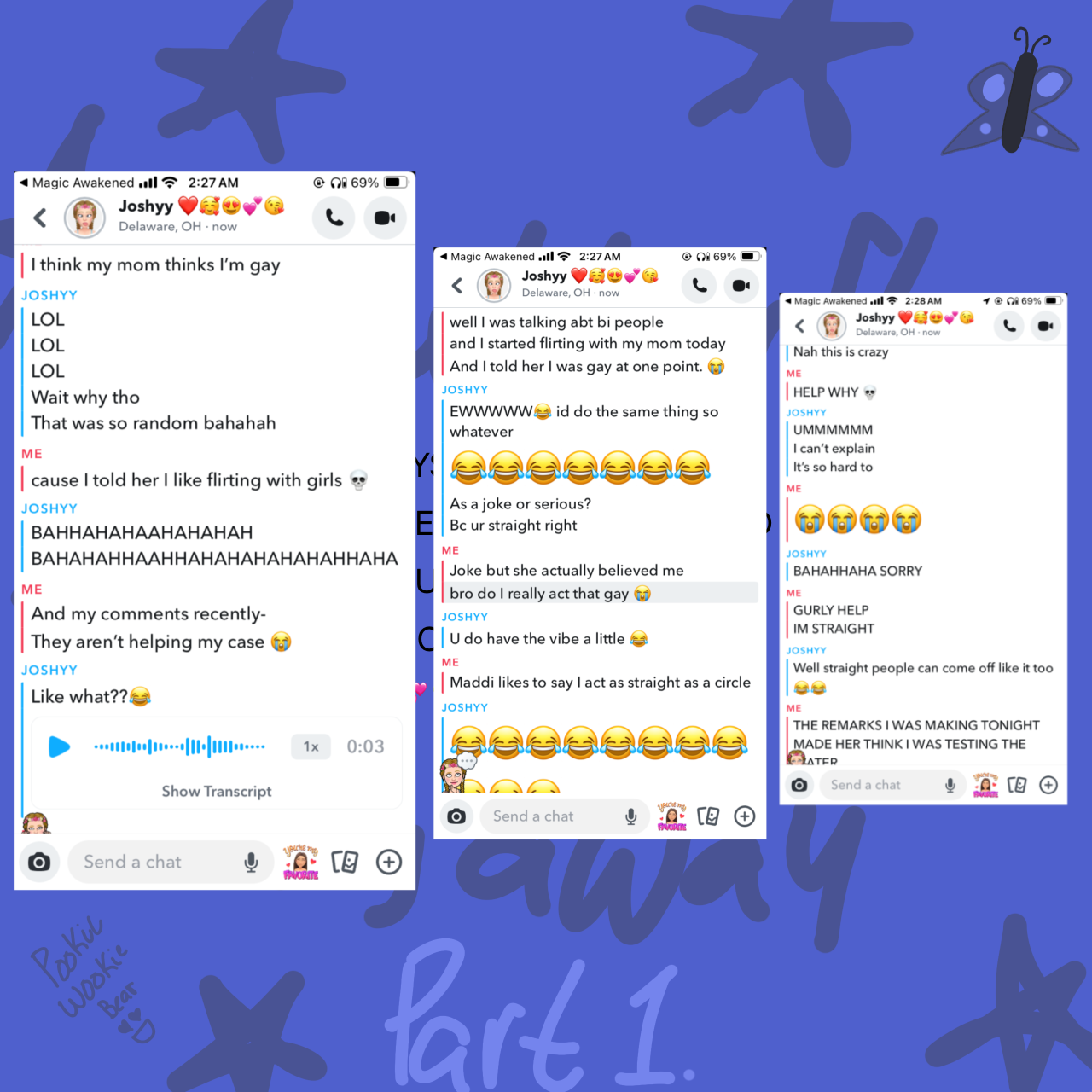 Part 1. of convos with Alyssa - ibisPaint