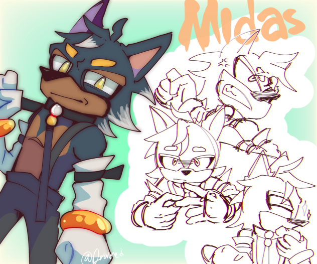 Turns oc into sonic character - ibisPaint