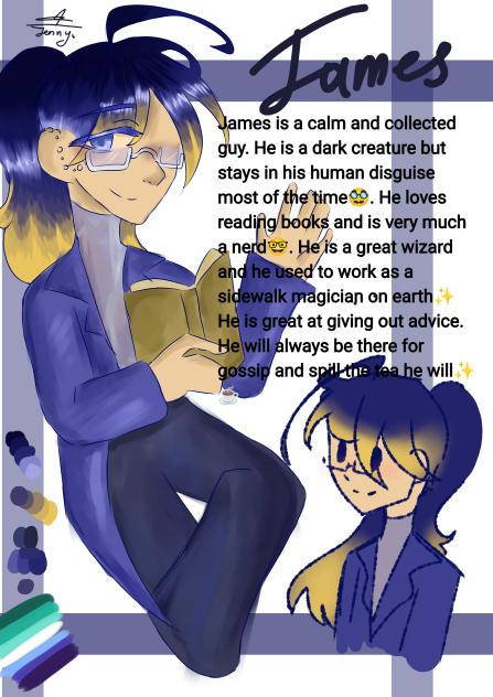 James Introductory Card 💙 - ibisPaint