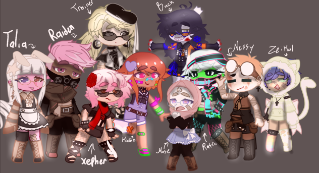 Silly Crime Cast - ibisPaint