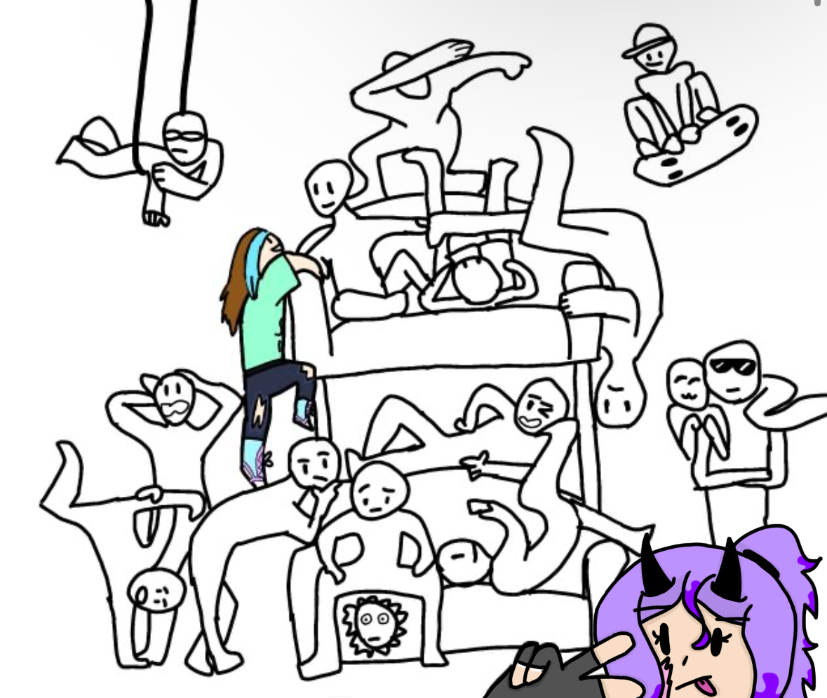 Crazy house party collab!!! - ibisPaint