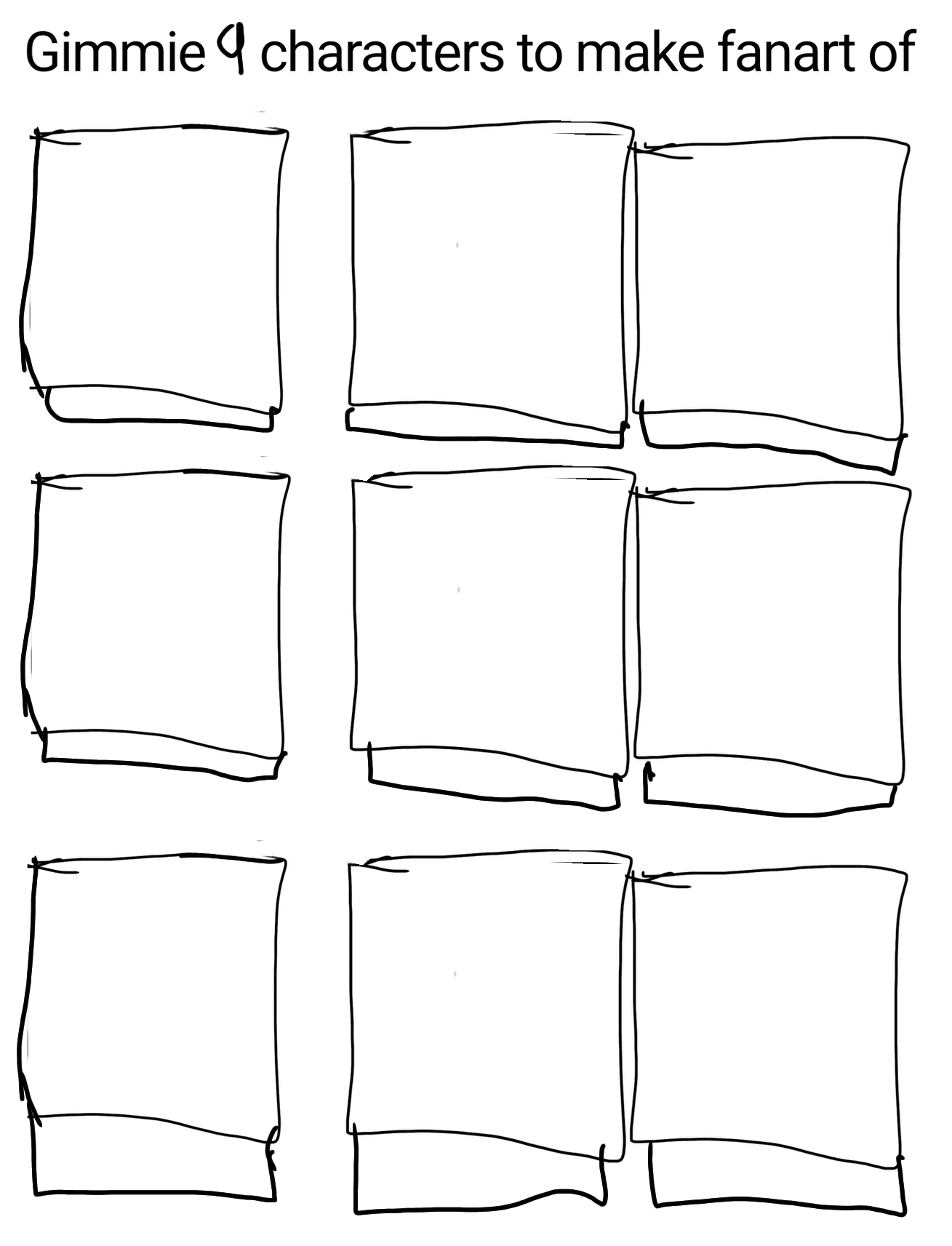 Give me 9 peeps to draw - ibisPaint