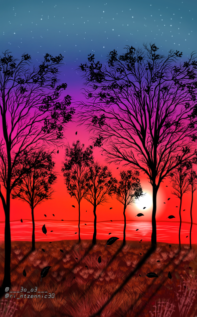 layung sore - ibisPaint