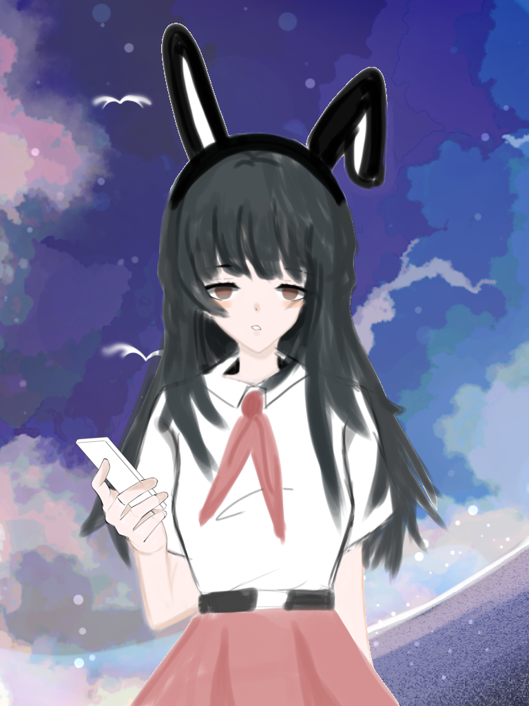 anak sd jaman skrg - ibisPaint