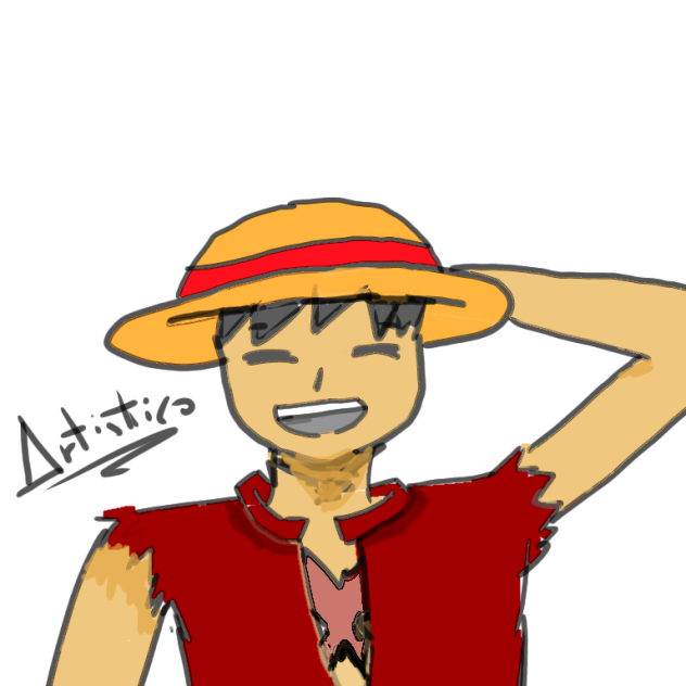 Speed Painting Fan Art Luffy One Piece - ibisPaint