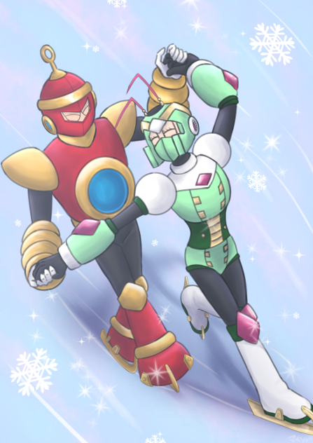 Gorgeous Ice Skating - ibisPaint