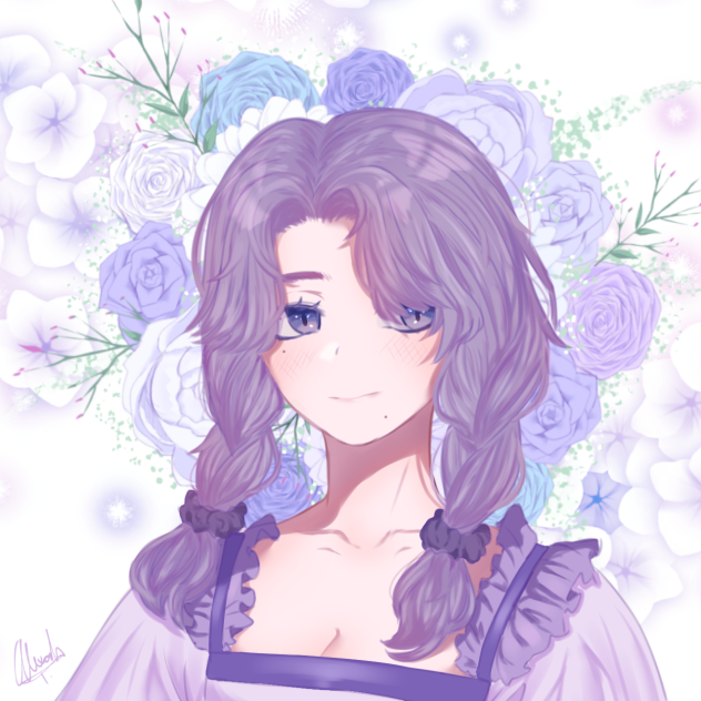 Lilac • (Hair RenderTesting with Char) - ibisPaint