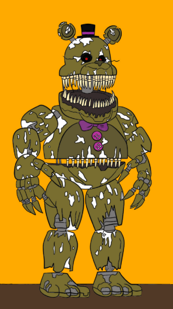 Nightmare Fredbear - ibisPaint