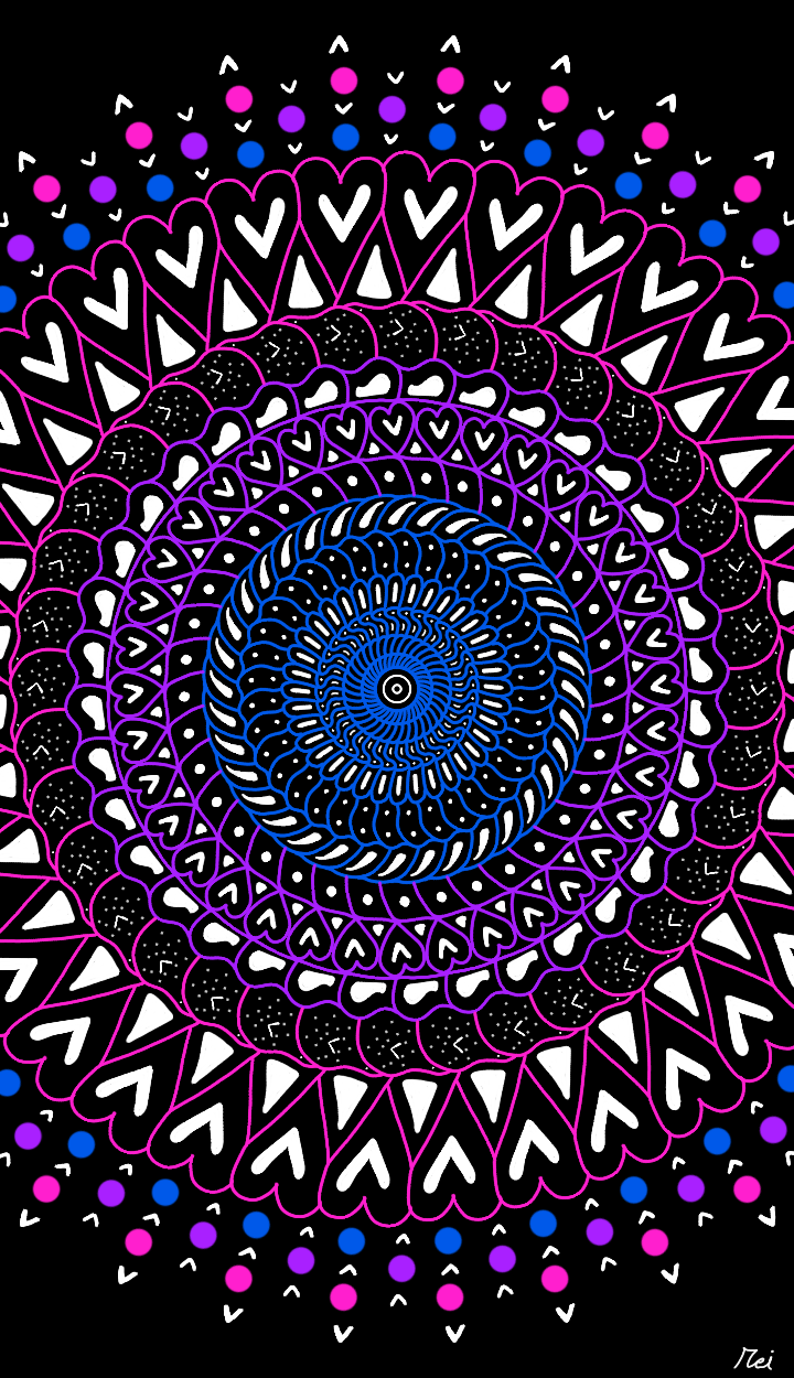 Bisexual Mandala - ibisPaint