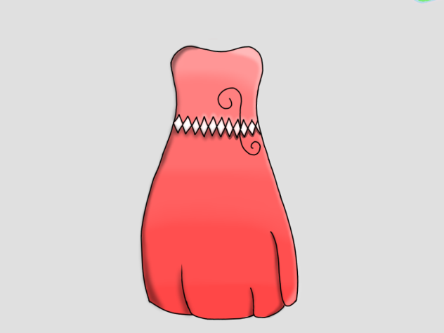 une simple robe - ibisPaint