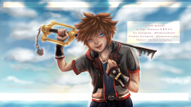 Sora Kingdom Hearts - ibisPaint