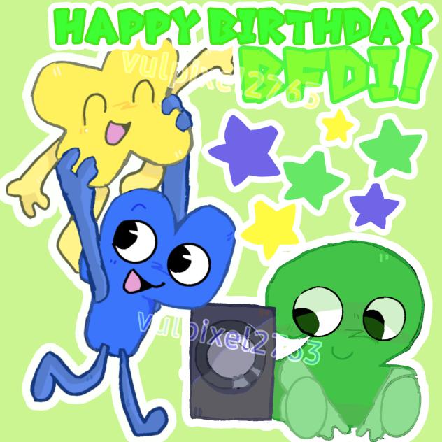 Happy Birthday BFDI!! - ibisPaint