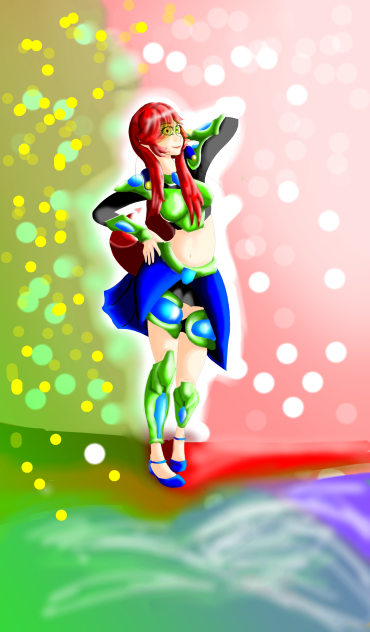 full body drawing (female) - ibisPaint